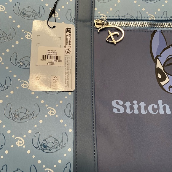 Disney | Accessories | Primark Disney Stitch Weekender Duffle Overnight ...